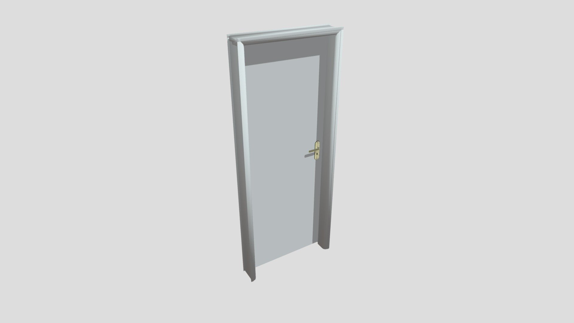 Simple door - Download Free 3D model by luamdev [57efe6d] - Sketchfab