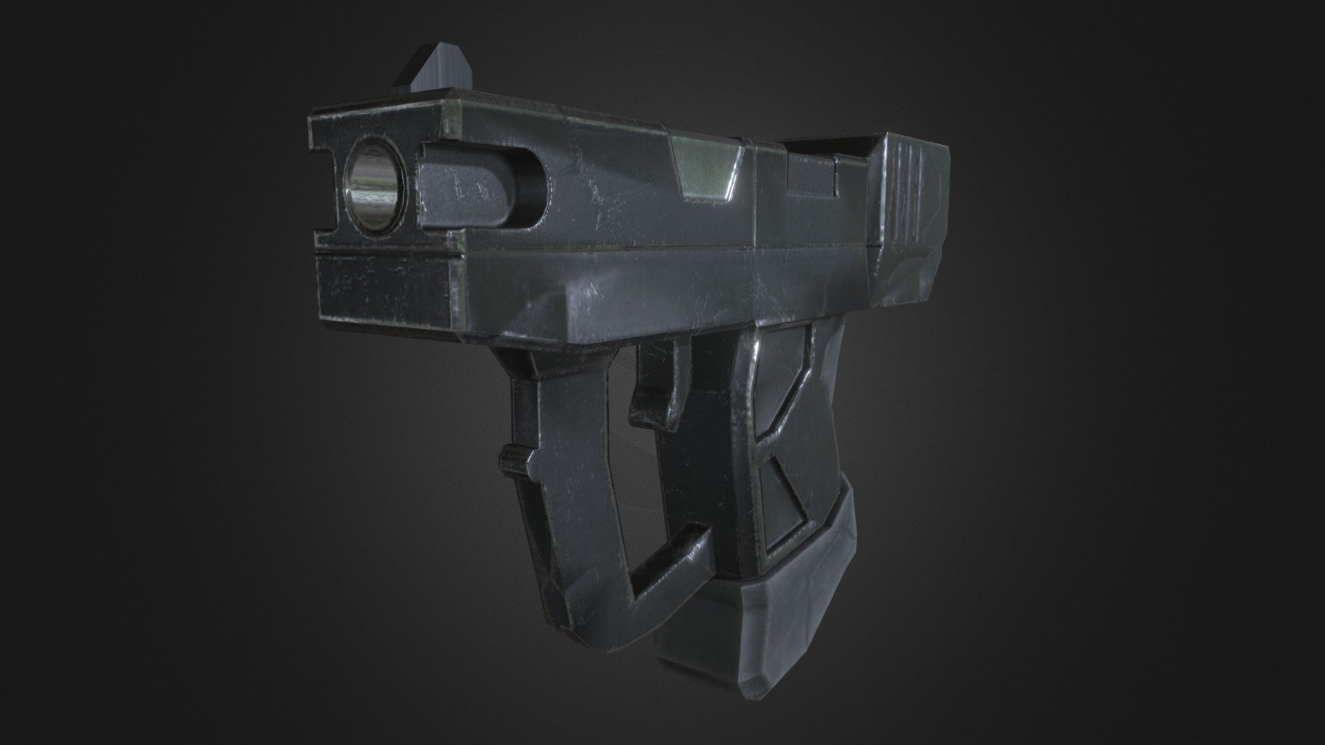 Halo - Pistol - 3D model by Hakuru15 [57f3035] - Sketchfab