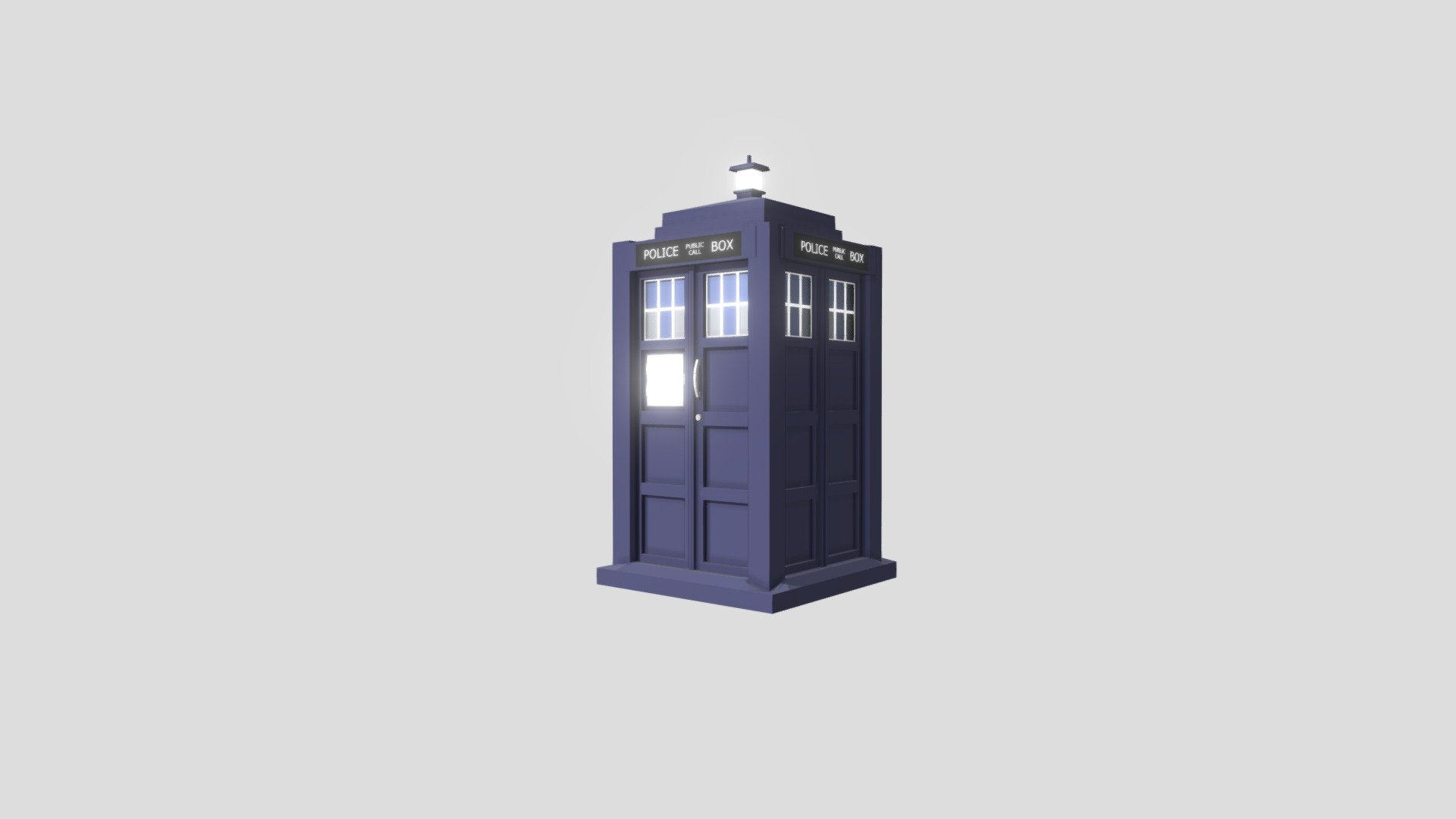 Tardis - 3D model by cv23042003 [57f6494] - Sketchfab