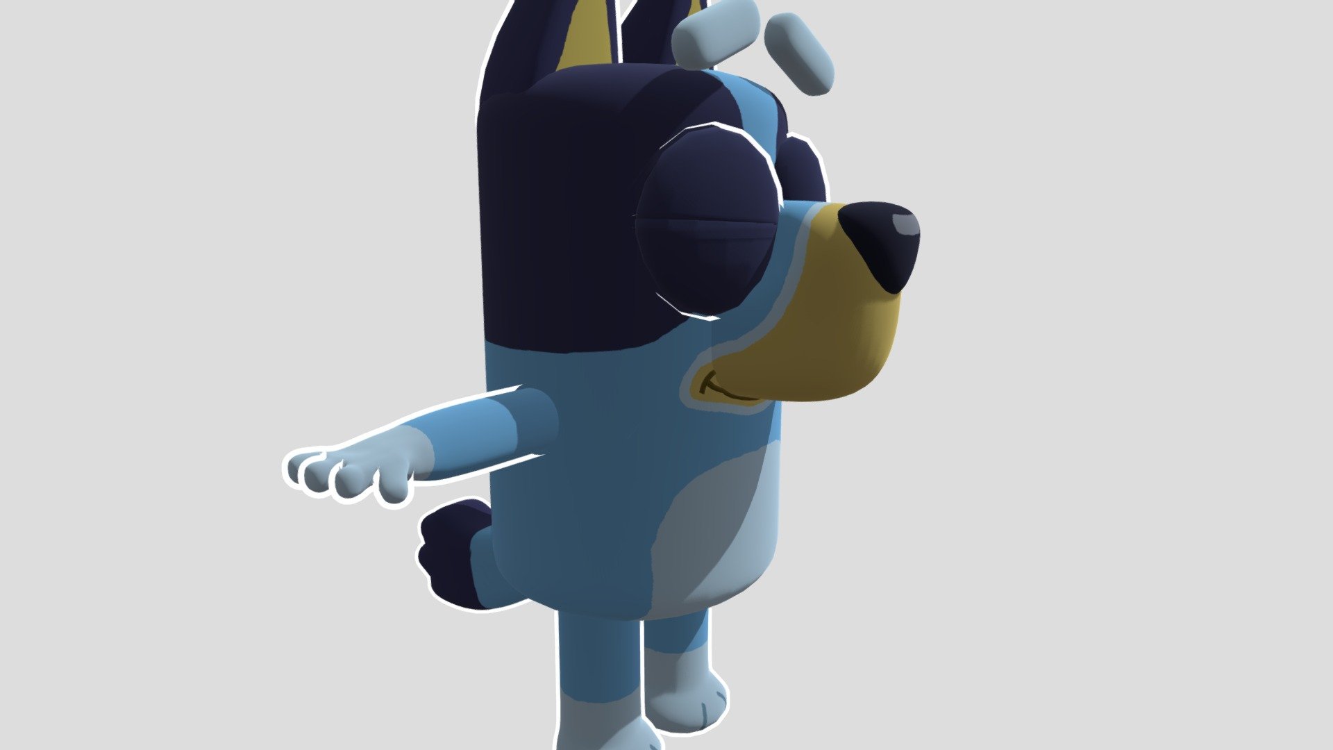 Bluey - Download Free 3D model by you407857 [57f8698] - Sketchfab