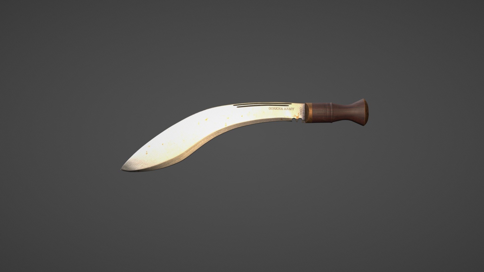 Kukri - 3D model by Drag1999 (@sabrian1999) [57f8d42] - Sketchfab