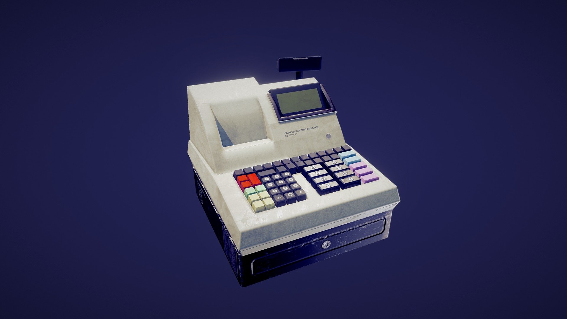 Cash Register - 3D model by andreamaestri [57fc81b] - Sketchfab