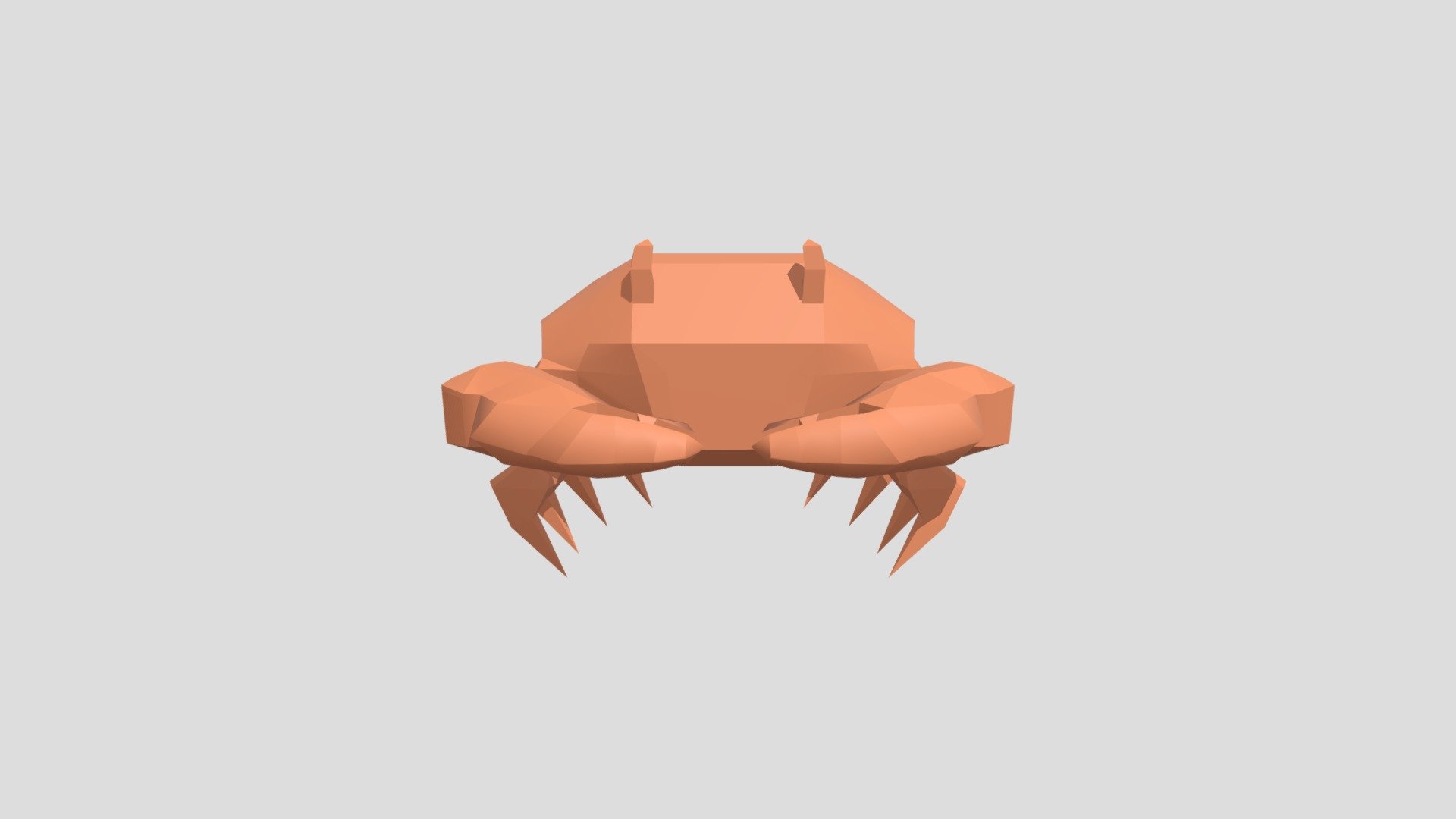 Low-Poly Crab - Download Free 3D model by trionamccarthy01 [57fcd8d ...