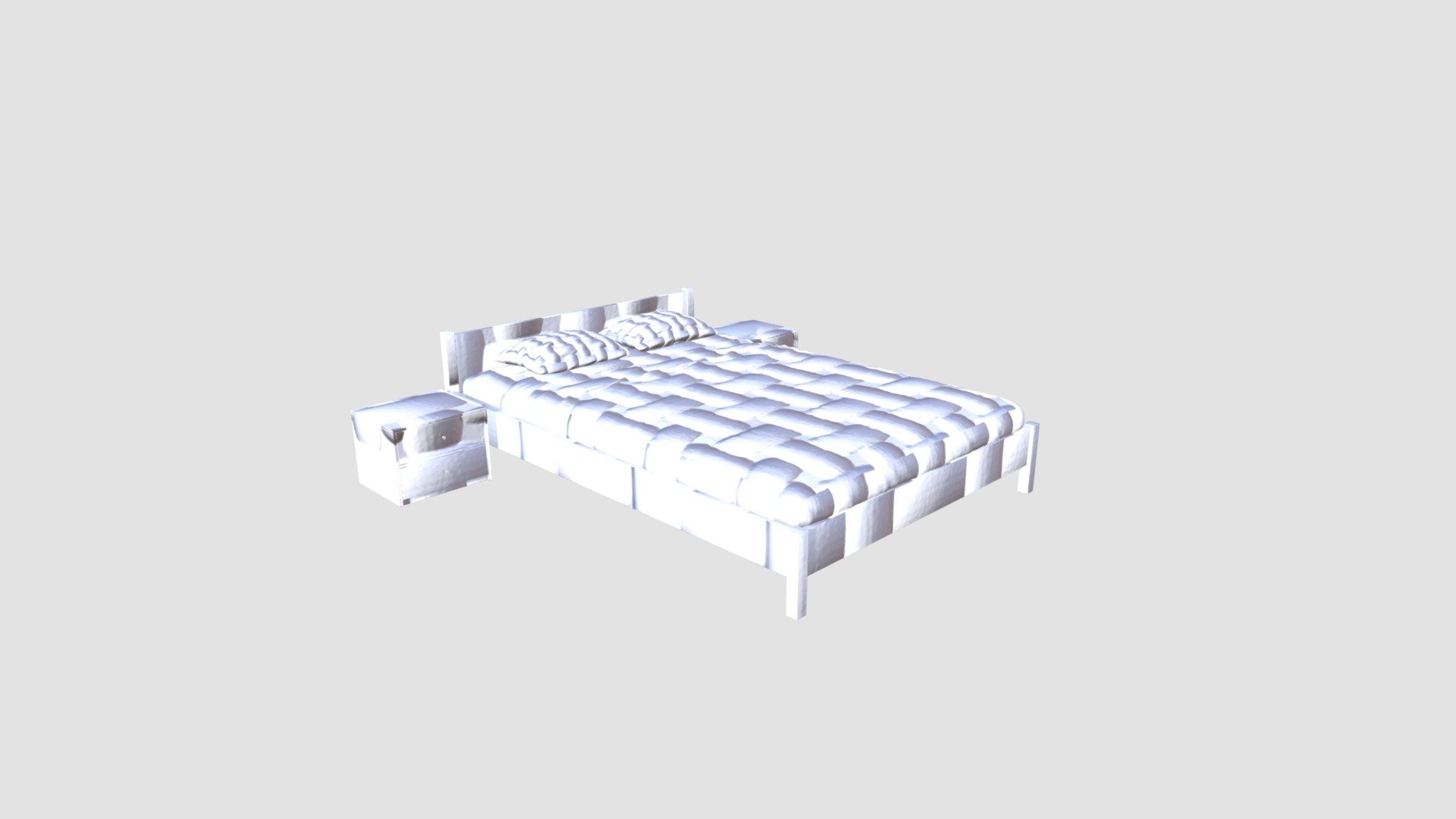 Bed - Buy Royalty Free 3D model by Evermotion [57fd8cb] - Sketchfab Store