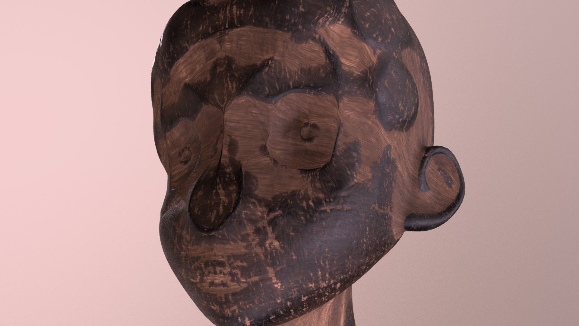 Wood Face Model - 3D model by Kailash H Kanojia (@KailashHKanojia ...
