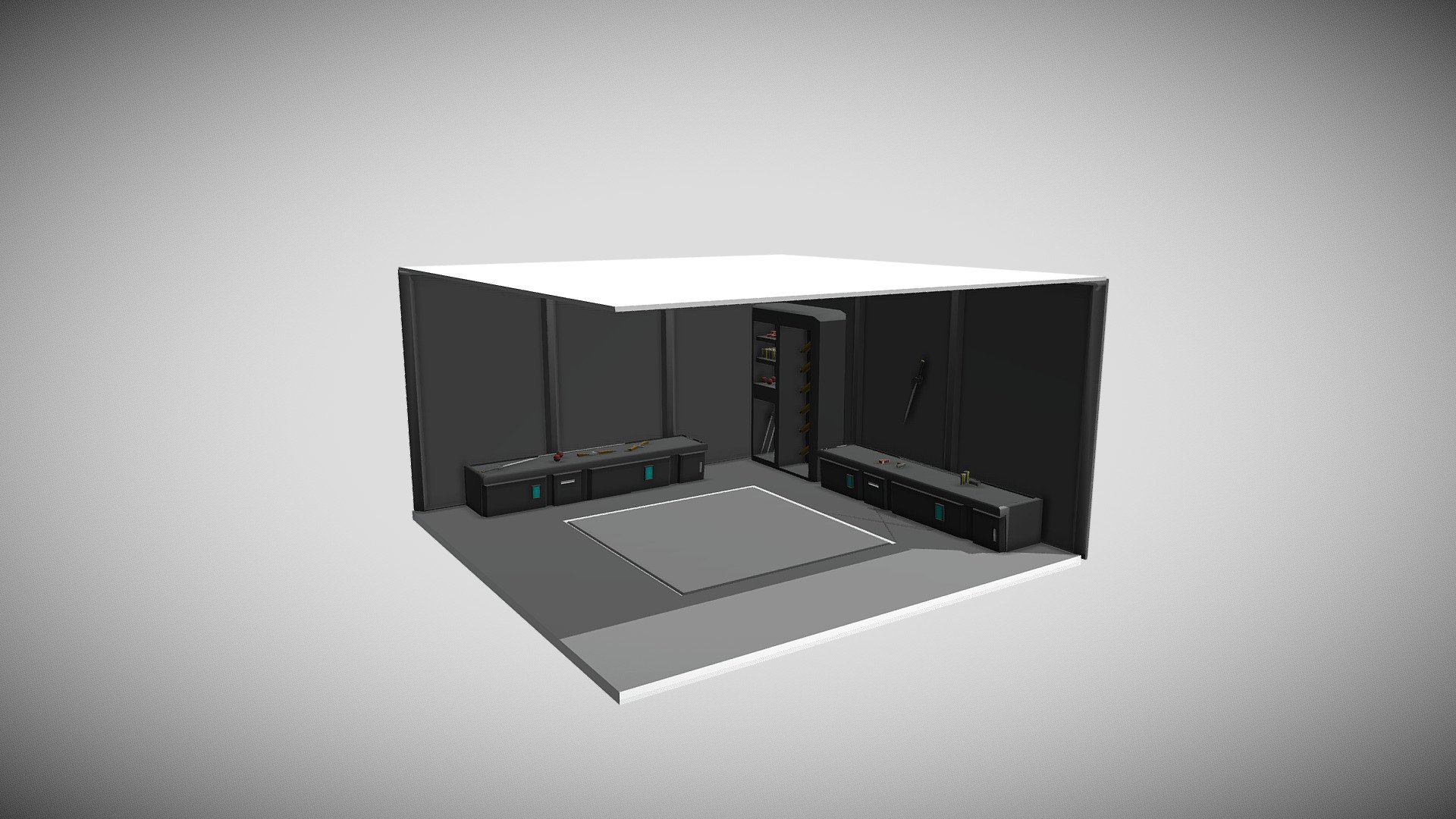 armoury - Download Free 3D model by Miko5an5 [57ff1eb] - Sketchfab