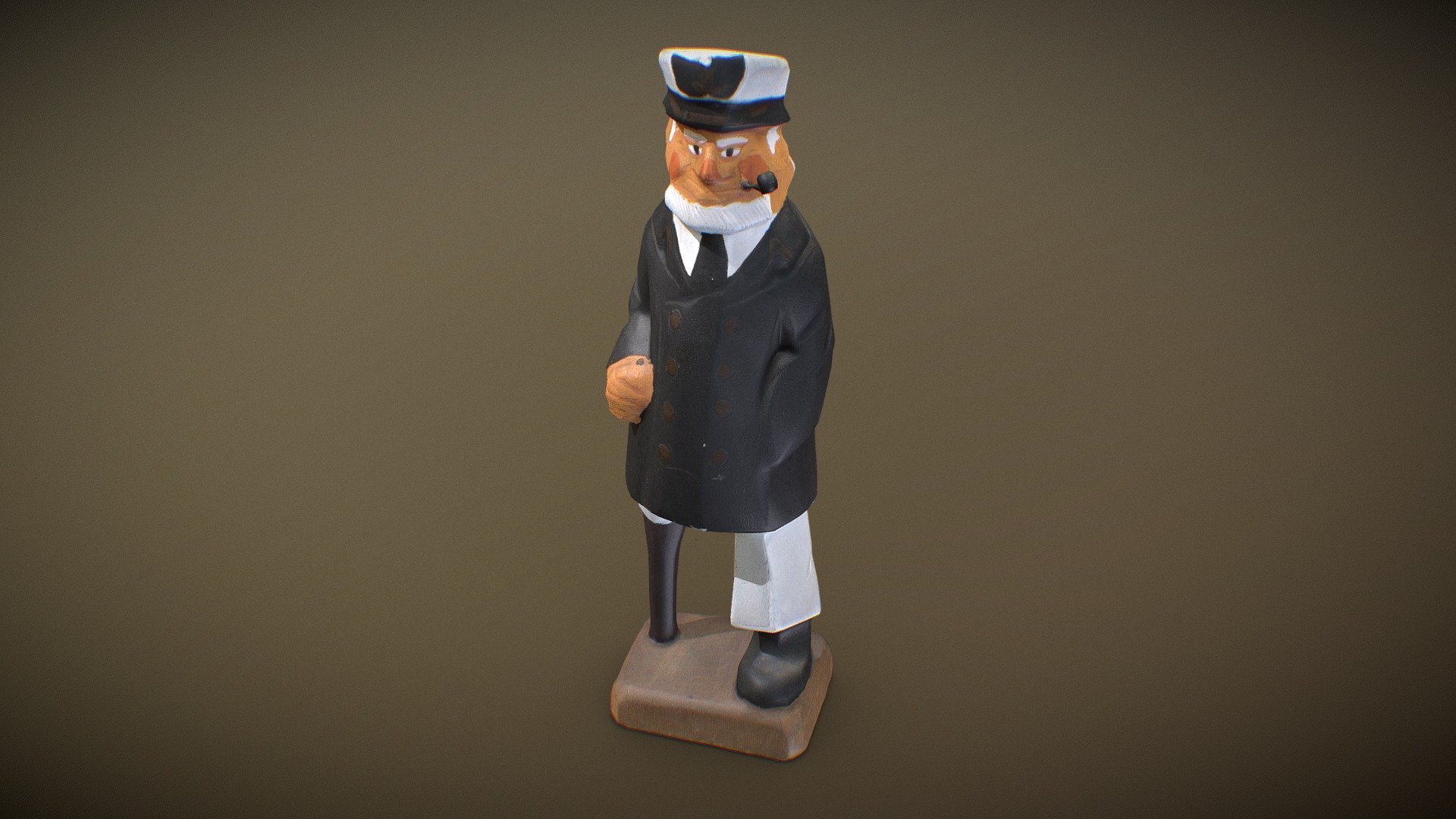 Sea Captain Statue - Download Free 3D model by crowempires [57ff4fd ...