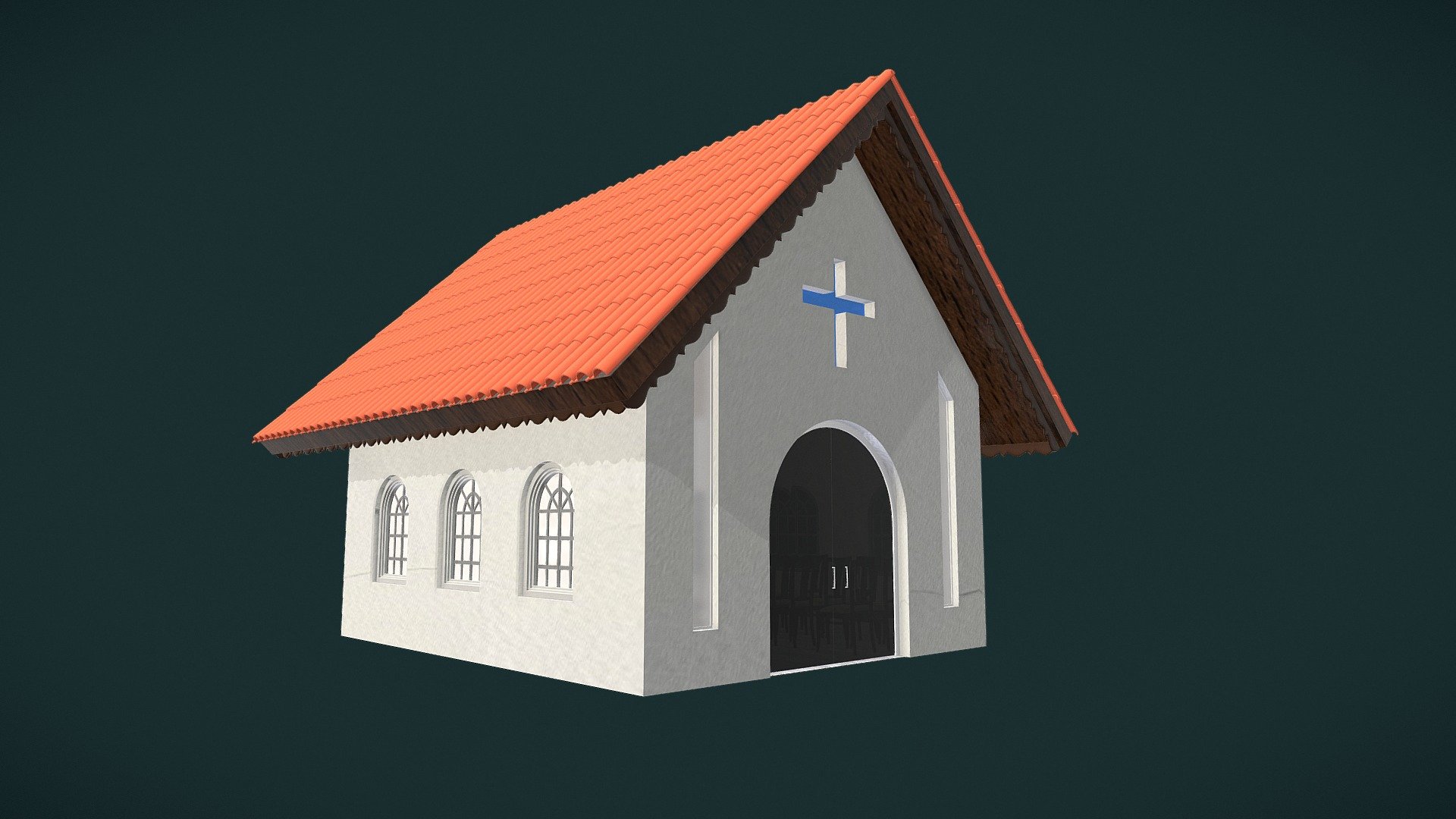 Chapel - 3D model by Anderson Ozório (@anderozorio) [57ffec5] - Sketchfab