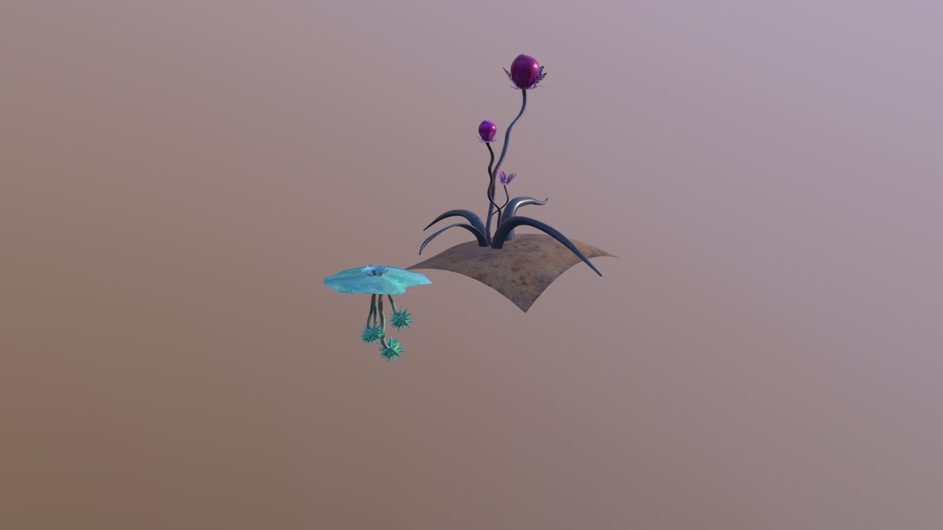 Alien Plants - 3D model by Hannah (@hmkpong) [5800da9] - Sketchfab