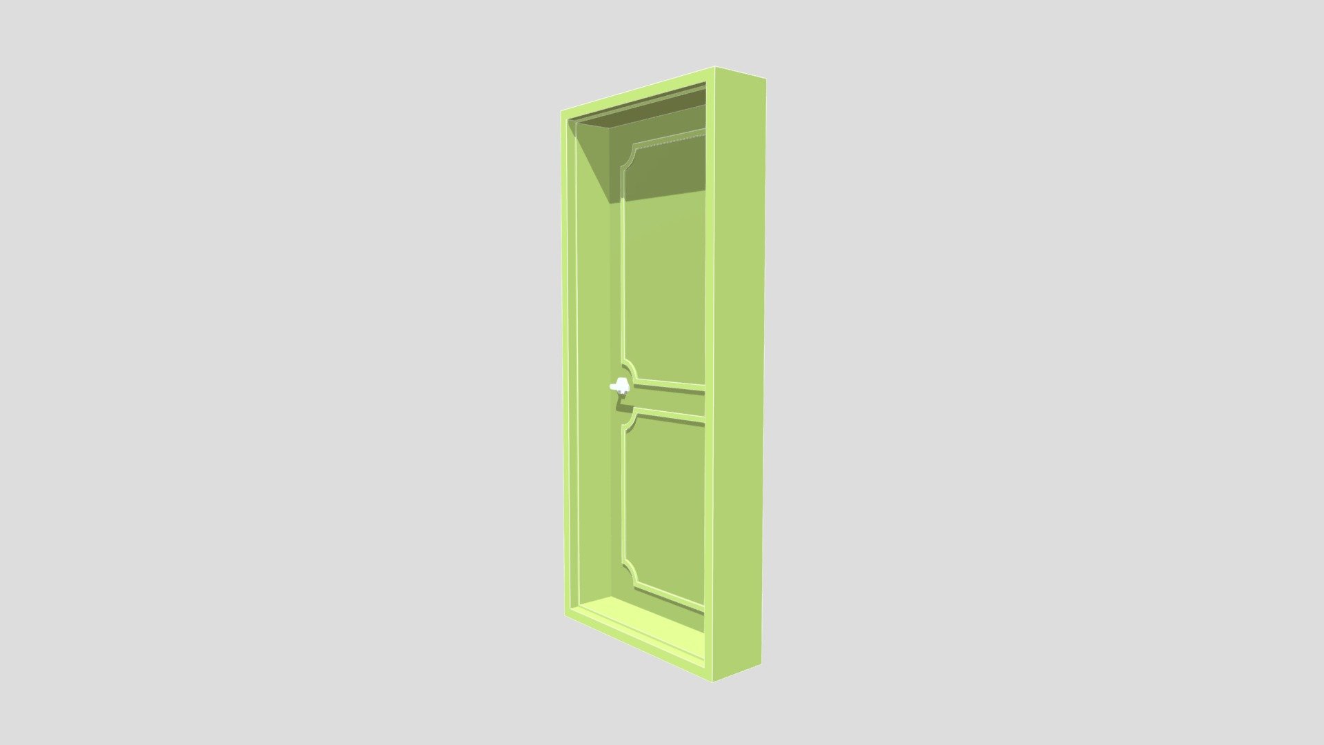 Hinged Door - Download Free 3D model by duyoung.choi [5802579] - Sketchfab