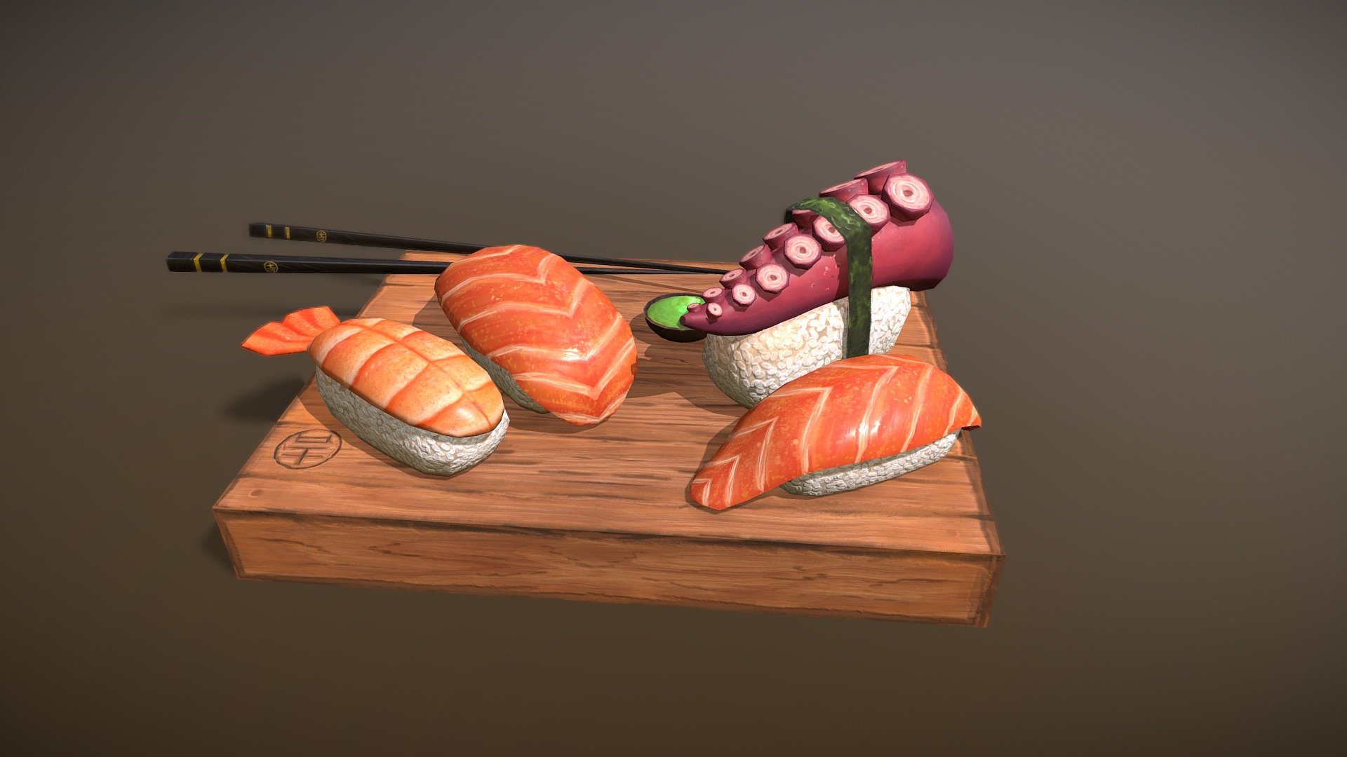 Stylized Sushi - Animation - 3D model by Faber (@muertoHambre) [5803463 ...