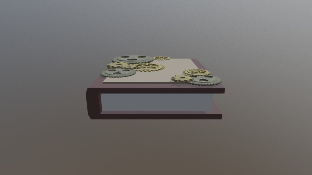 Low-Poly Steampunk series 3/6: Book - 3D model by onixangel [580364d ...