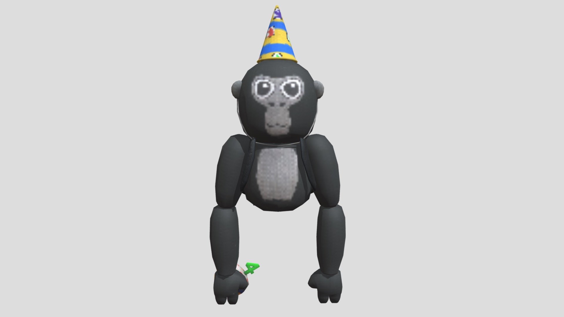 MY GORILLA TAG PLUSH WITH GORILLA TAG COSMETICS - Download Free 3D ...