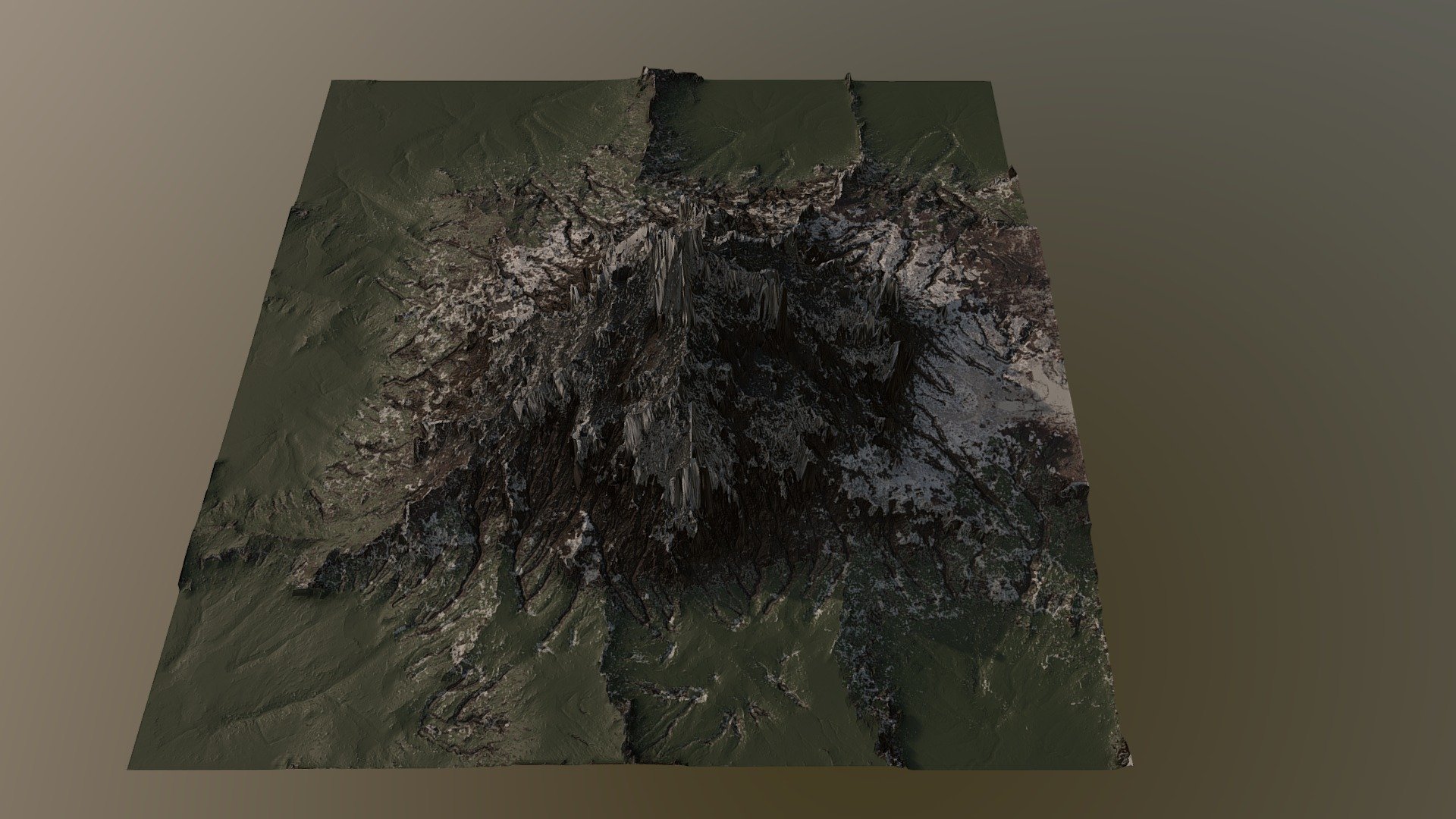 Volcano_v01 - 3D model by josevega [580724b] - Sketchfab