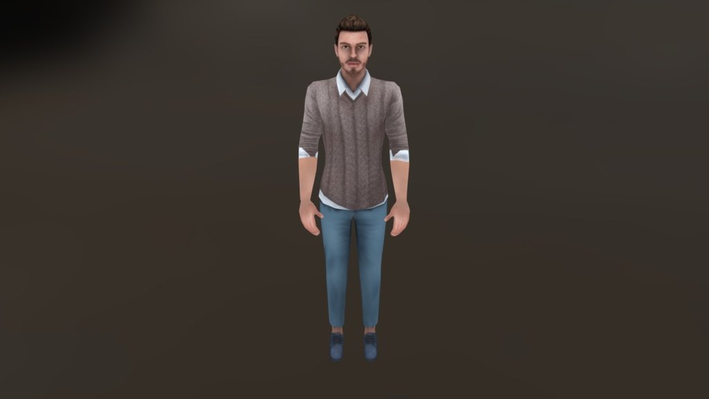 Male Avatar 08_Texture set 3 - 3D model by kailash3dMesh ...