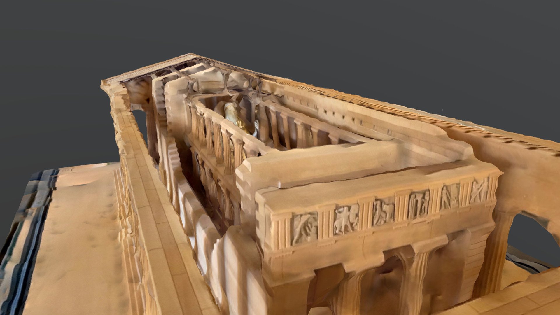 maquette du Parthénon - Download Free 3D model by AnDeNan (@saladeen) [5807f56] - Sketchfab