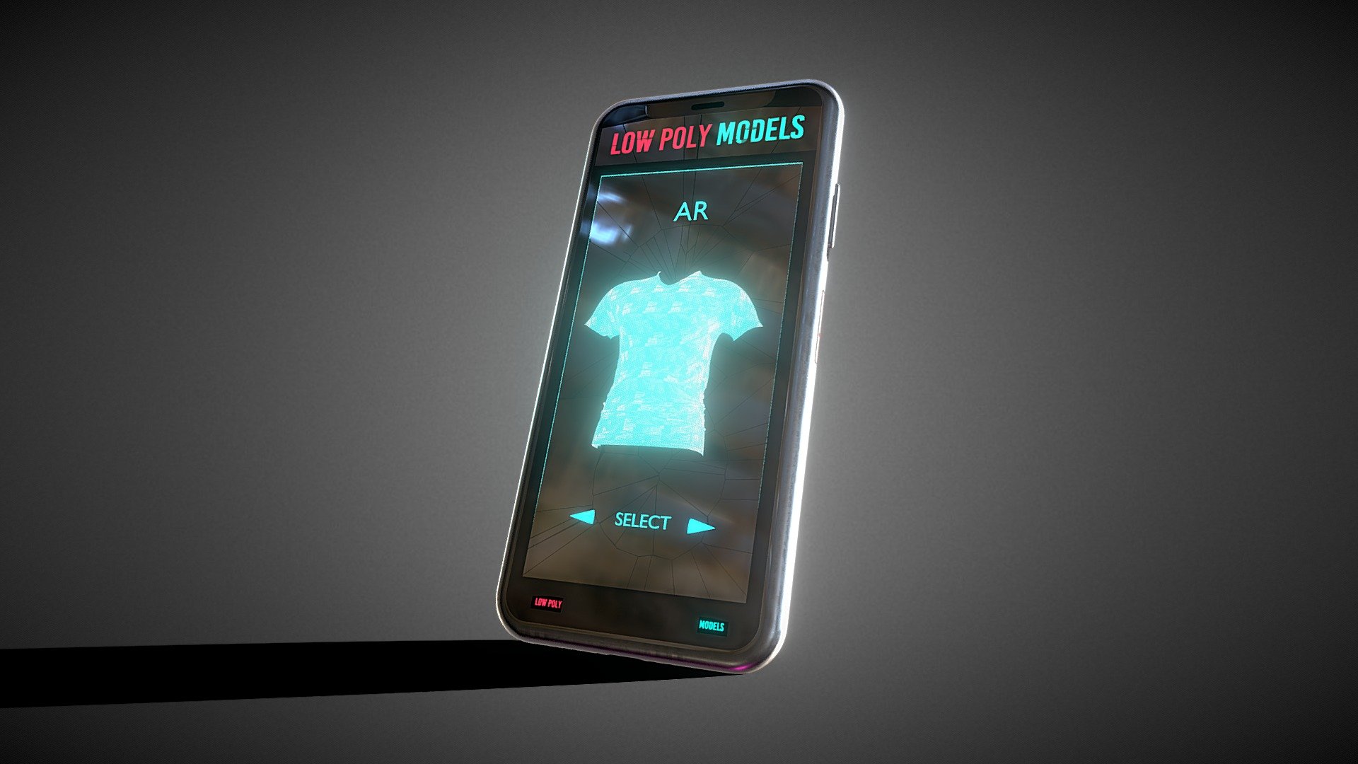 AR [ Augmented Reality ] | 3D Icon - 3D model by Low Poly Models ...