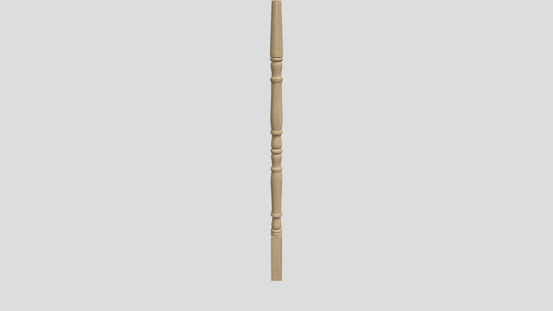Tulip round top spindle - 3D model by Stairart [580b9c3] - Sketchfab