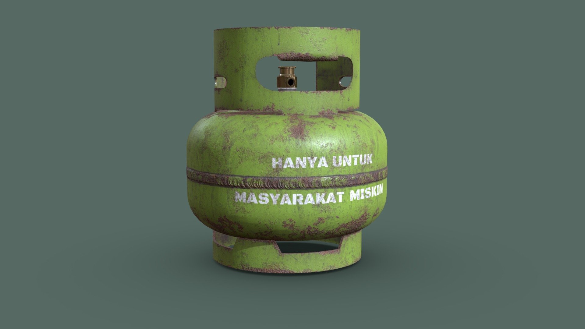 Indonesian Gas Melon (propane) - 3D model by ShawnStringer [580c2b5 ...