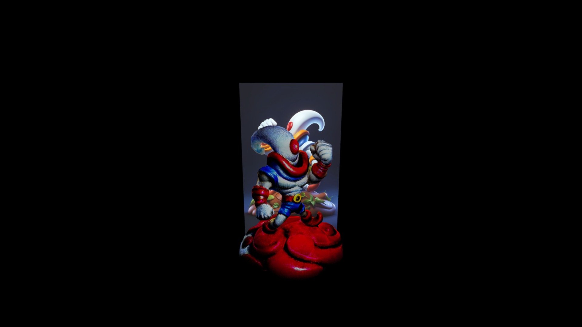 toy figurine of a cartoon character. - Download Free 3D model by klrxyz ...