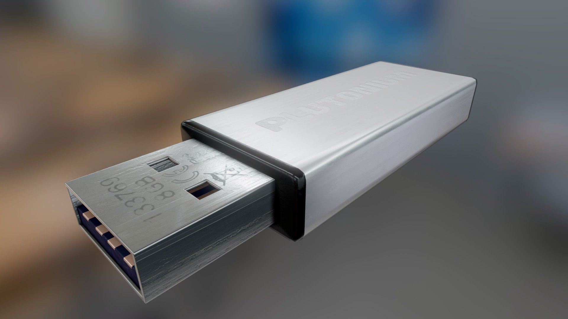 Aluminum USB Drive - 3D model by Julinaut (@thejulinator) [580eab8 ...