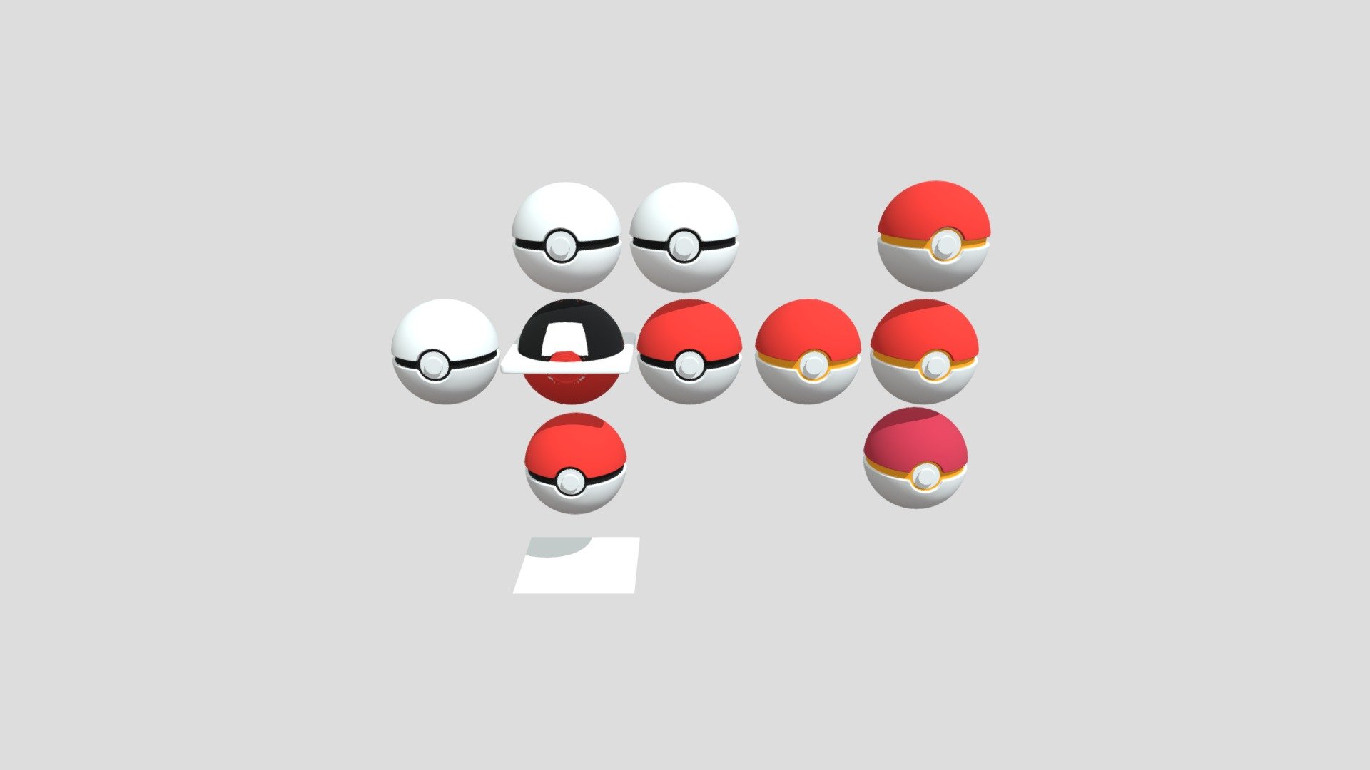 Pokeball - Download Free 3D model by robertsrobin1117 [5810900] - Sketchfab