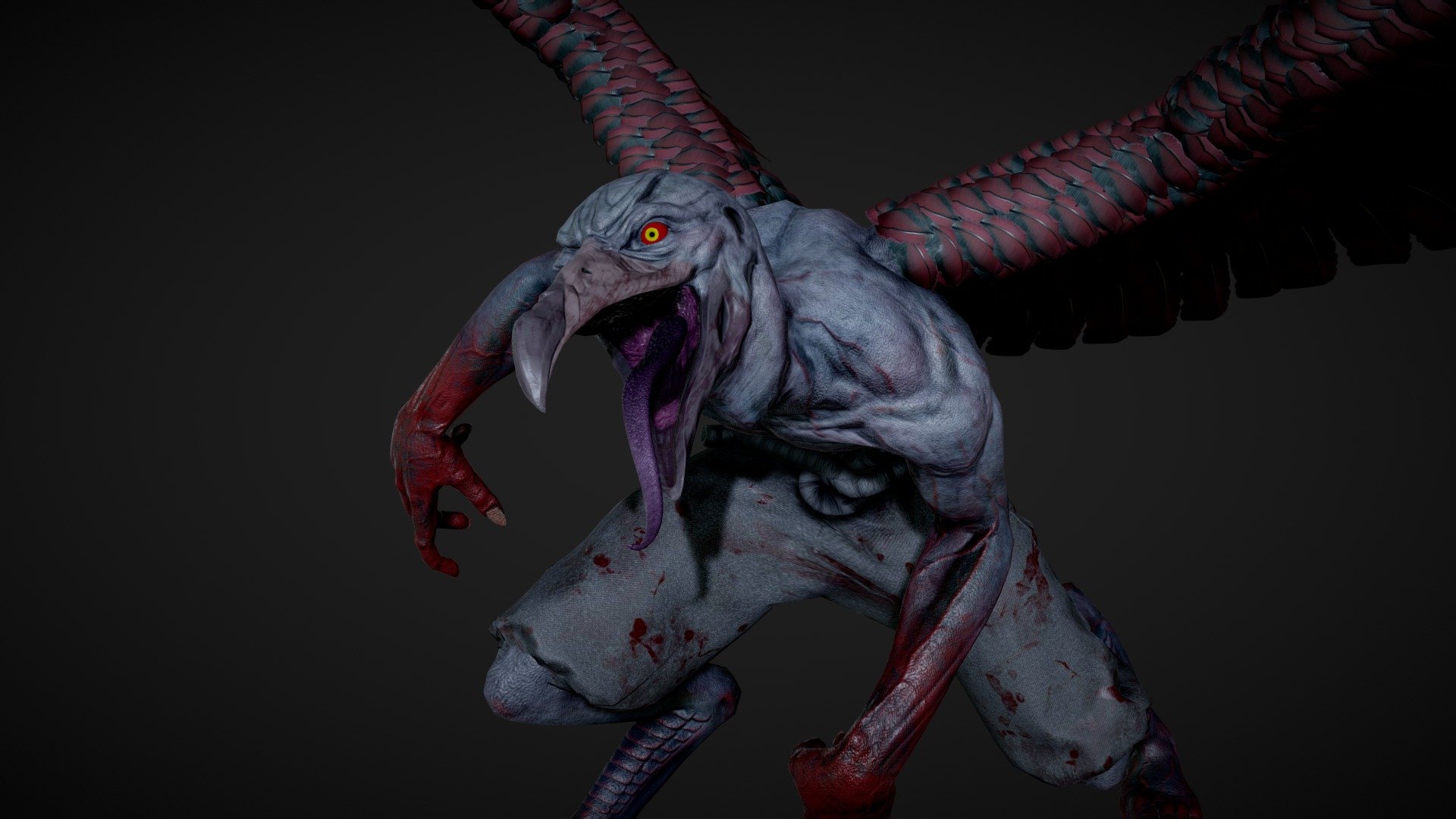 Tengu - 3D model by kevinruiz [58111d4] - Sketchfab