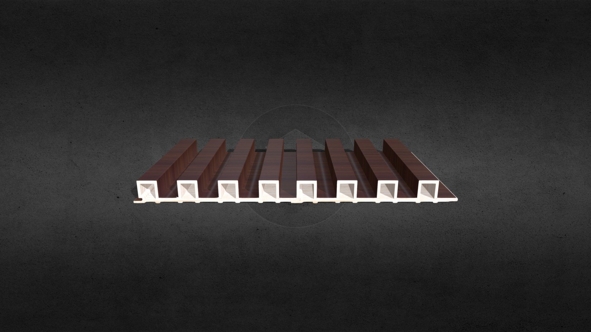 FLUTED PANEL (preview) - 3D model by ETverde [5811a4c] - Sketchfab