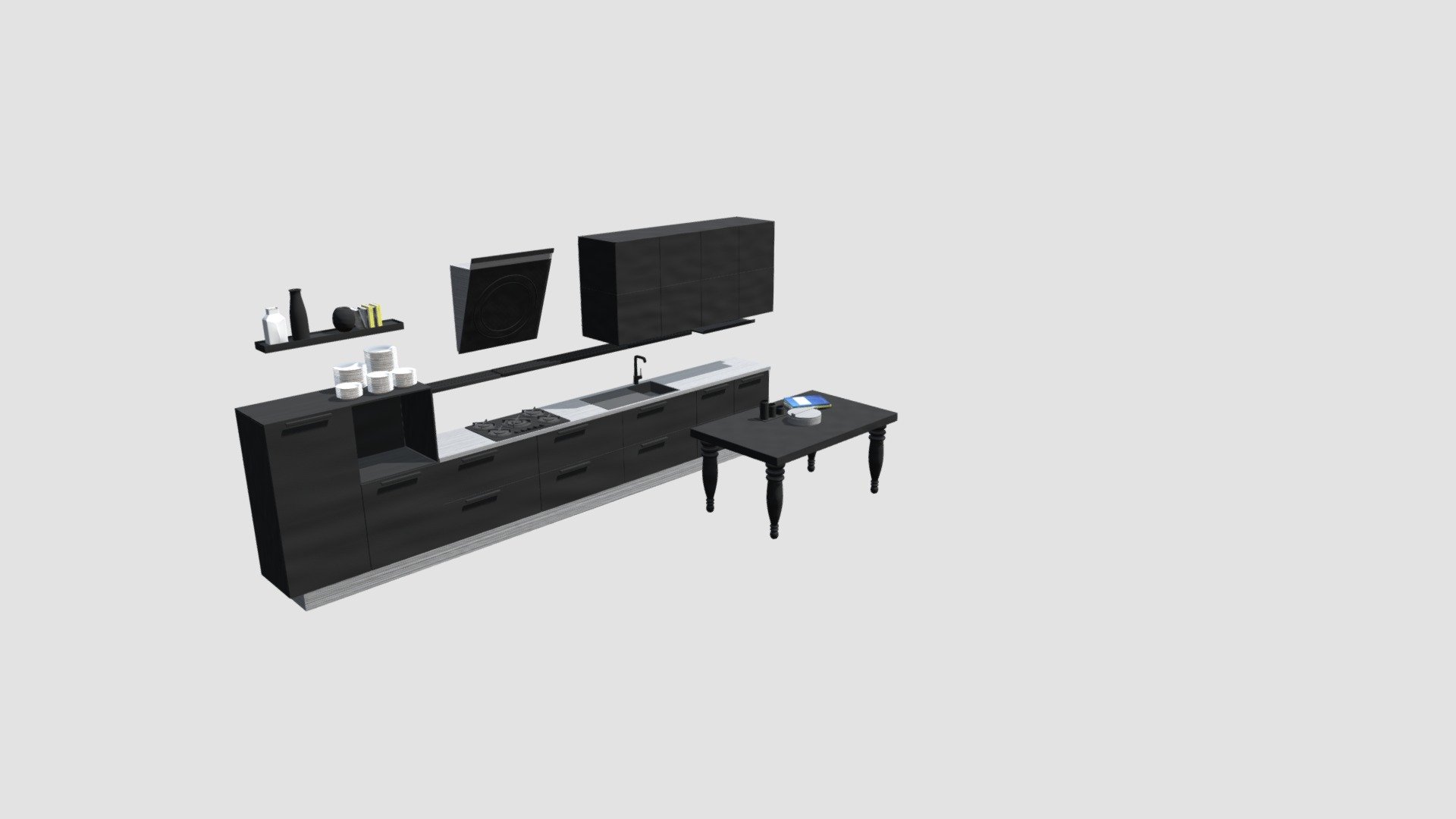kitchen - Buy Royalty Free 3D model by Evermotion [58128ce] - Sketchfab ...
