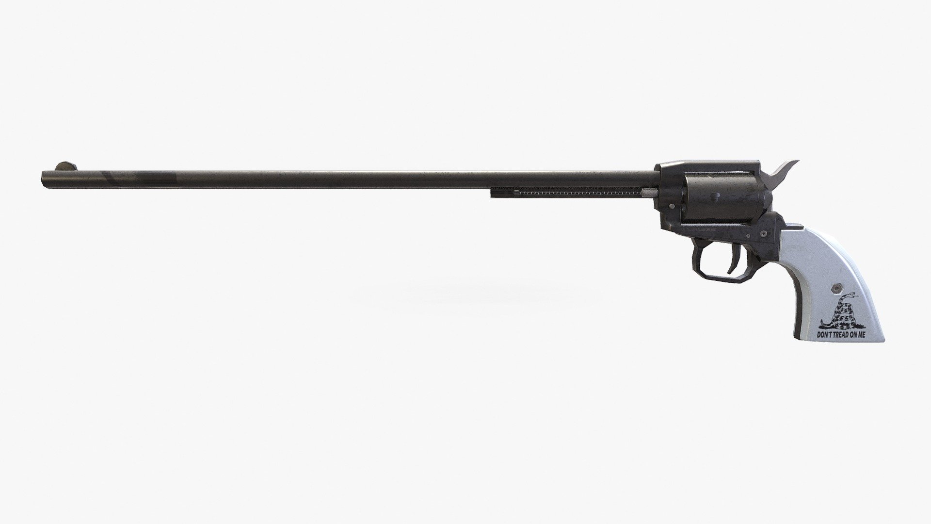 Rough rider rimfire with 16 inch barrel revolver - Download Free 3D ...