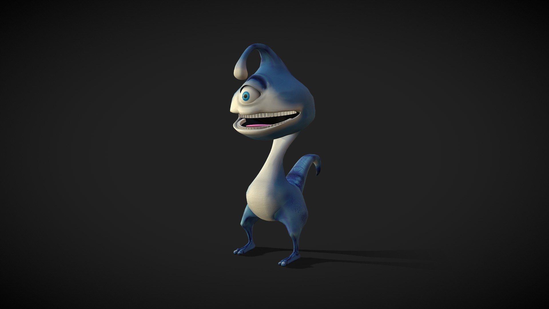 Blue - 3D model by David Hunter (@DavijoMan) [5812be2] - Sketchfab