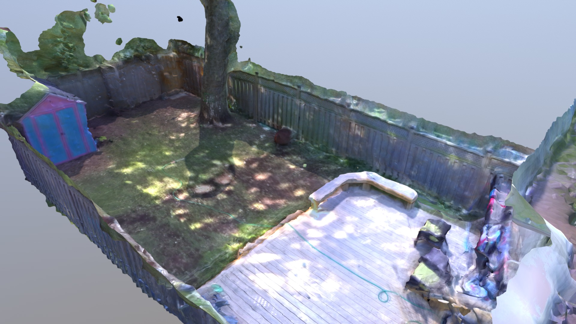 My Backyard-Test01 - 3D model by outsider [5813138] - Sketchfab