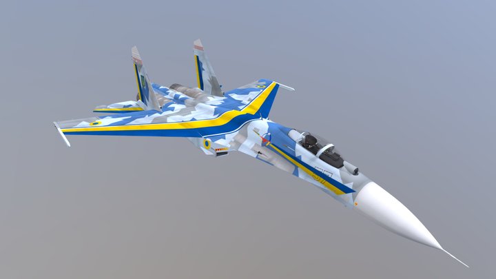 Su-27 3D models - Sketchfab