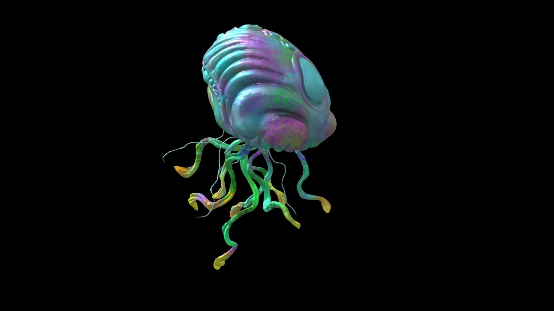 Alien_Jelyfish_dbm - 3D model by DaniloBM [5816e84] - Sketchfab