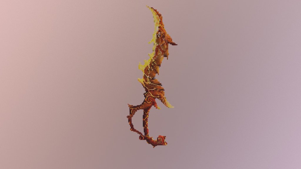 Fire Sword - 3D model by skyservers [581742a] - Sketchfab