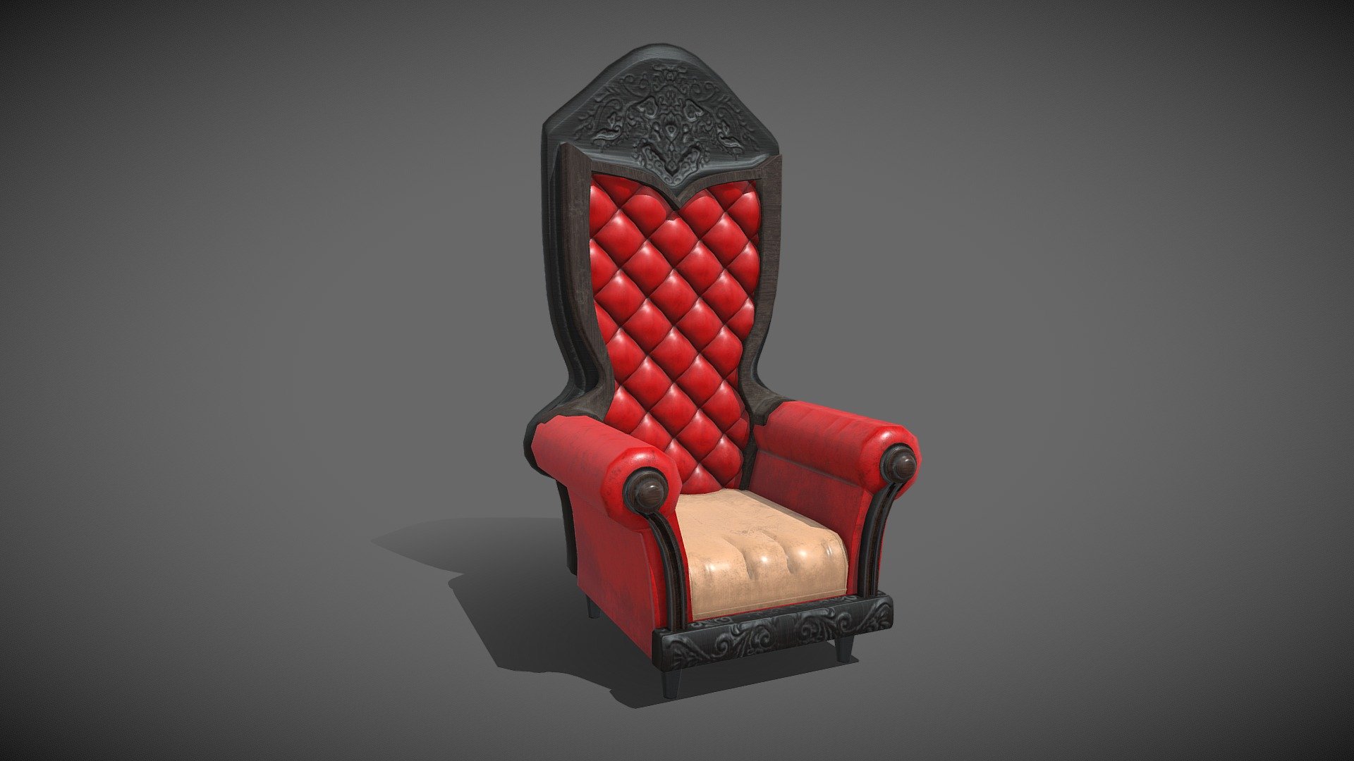 Victorian Chair - 3D model by Aleks Linke (@AleksLinke) [581a477 ...