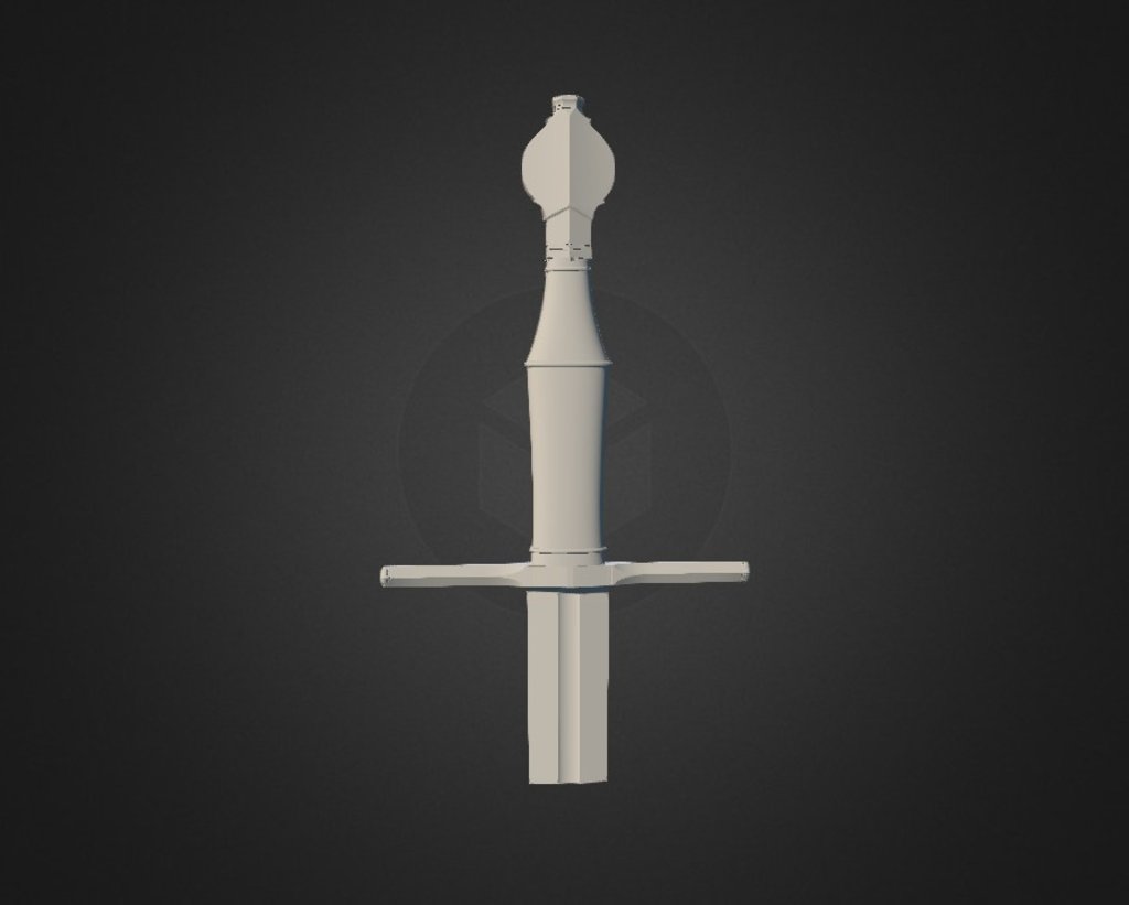 HTB Zurich (straight crossguard) - 3D model by printedarmoury [581aa01 ...