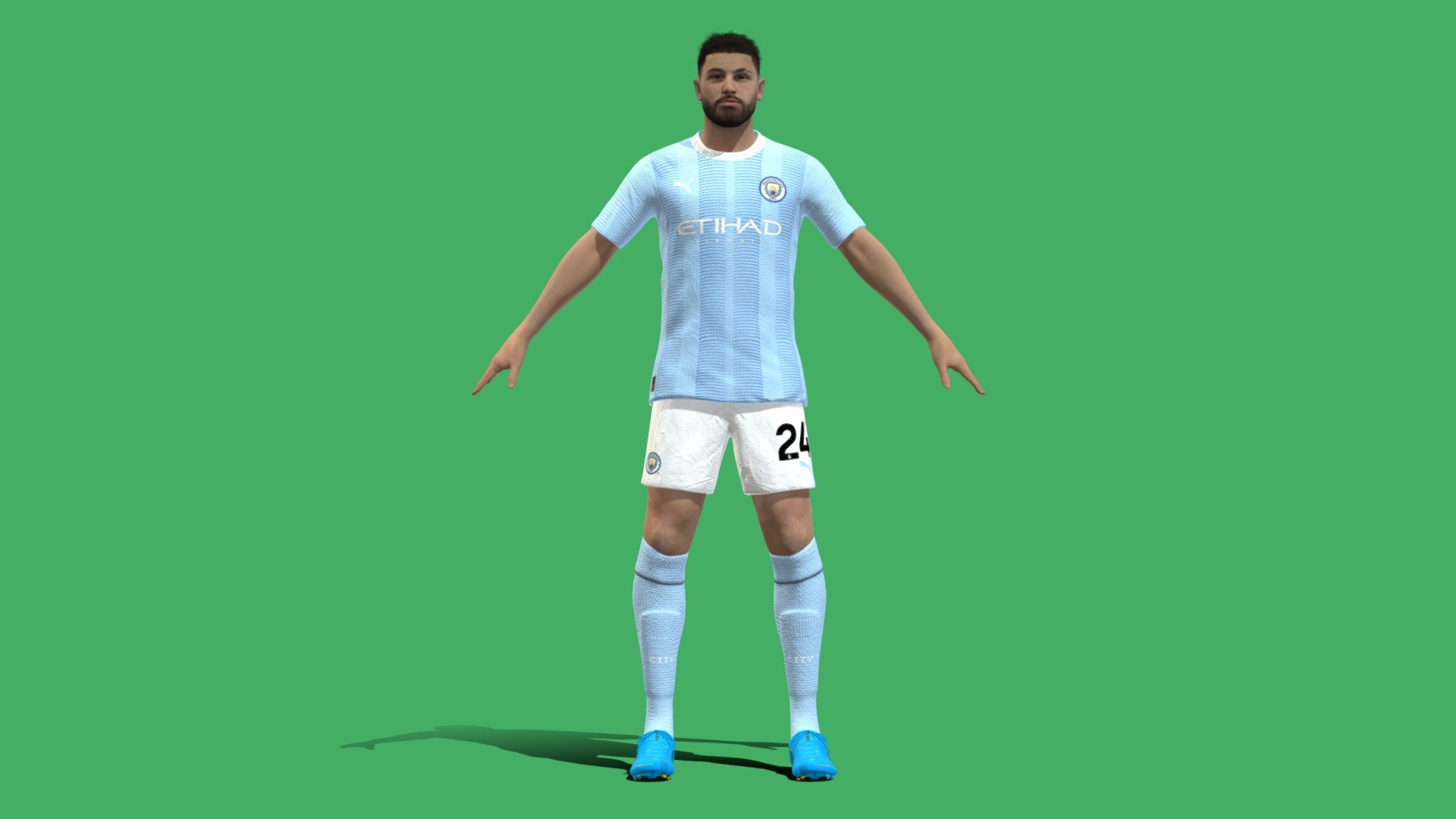 3D Rigged Josko Gvardiol Manchester City 2024 - 3D model by ...