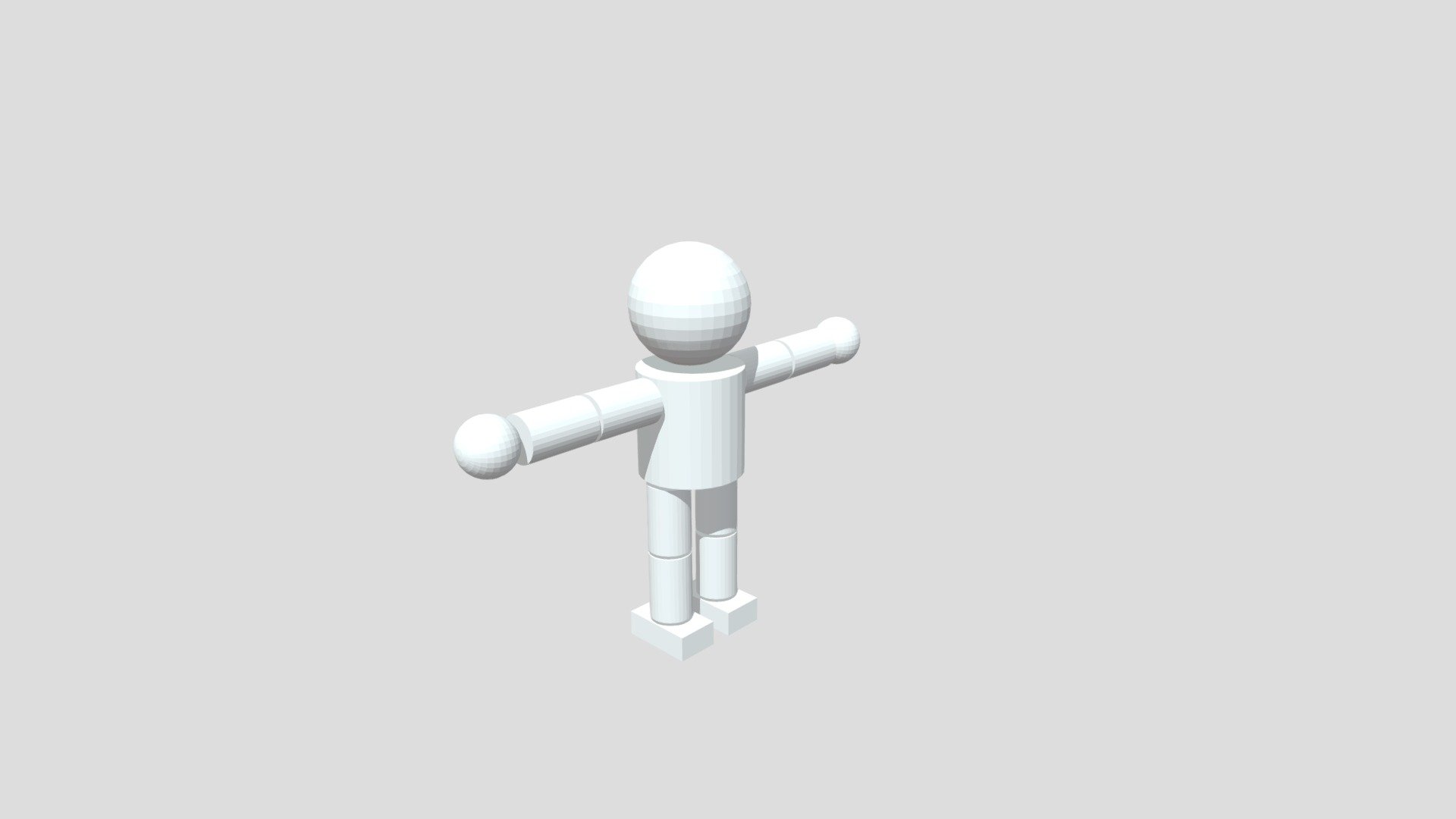 Simple Man (Rig) - Download Free 3D model by Adamcoalrunner ...
