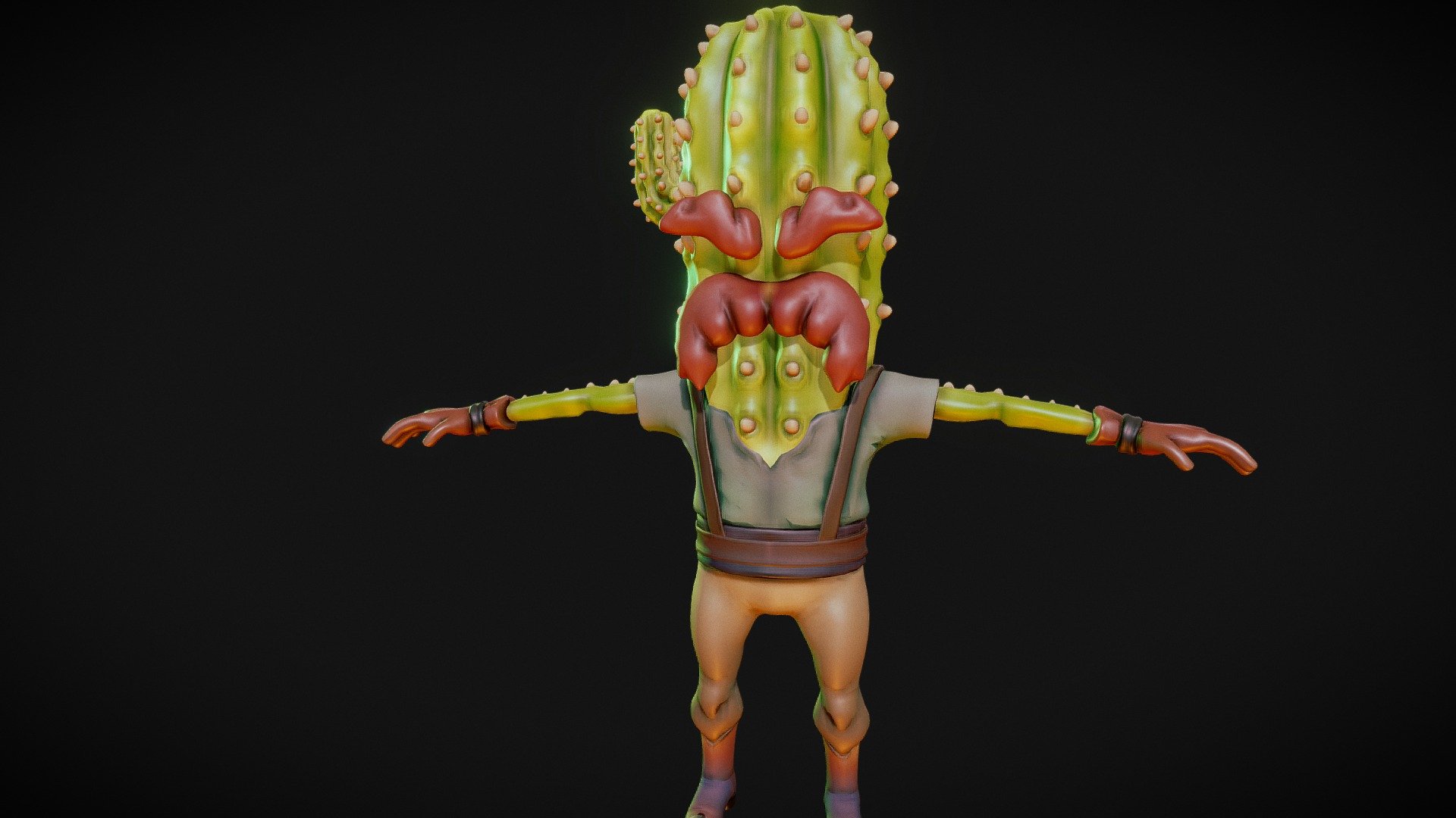 CactusMan - Western - Project for sale - 3D model by Kaio Pereira ...