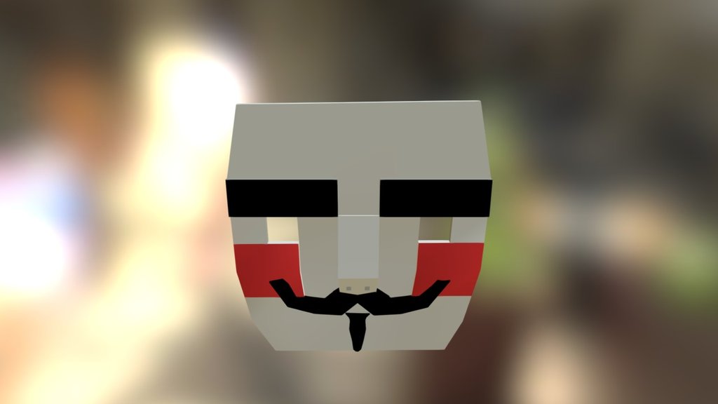 Anonymous Mask - 3D model by nector [5820a64] - Sketchfab