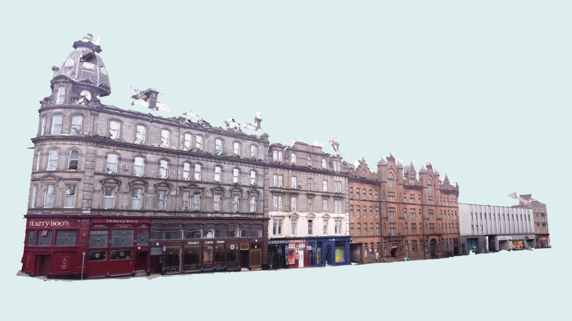 Dundee, city centre (Block D, Seagate) - Download Free 3D model by ...