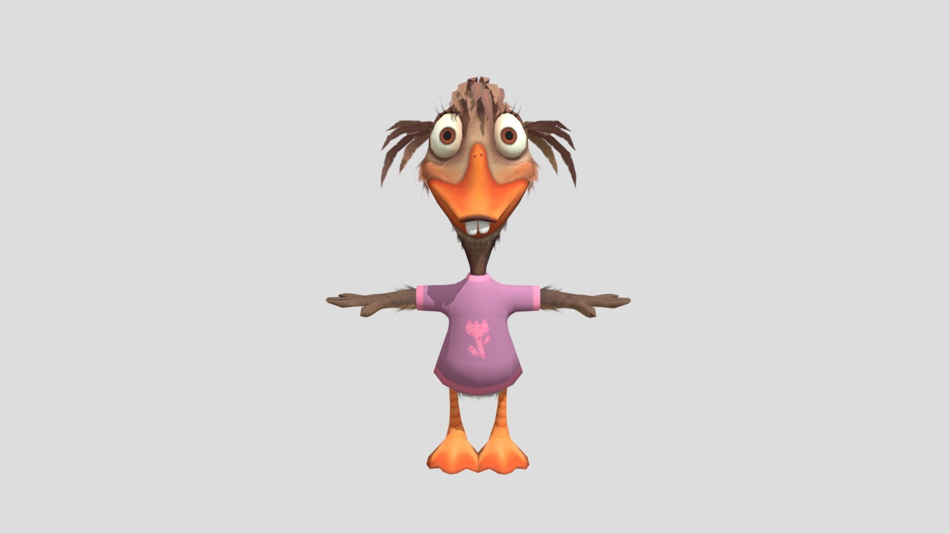 Abby Chicken Little - Download Free 3D model by Guilherme Navarro ...
