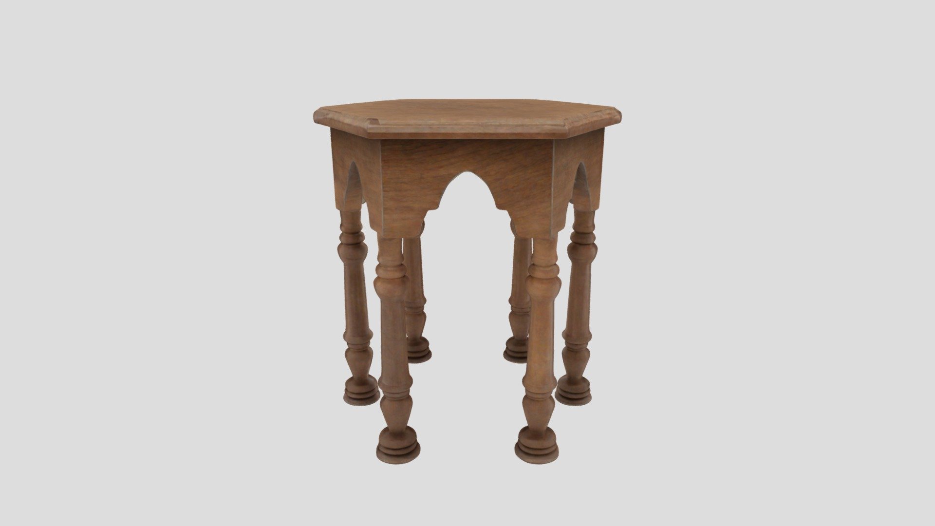 Hexagonal_Wooden_Tabl_0320233722_texture_obj - 3D model by r0gd0 ...