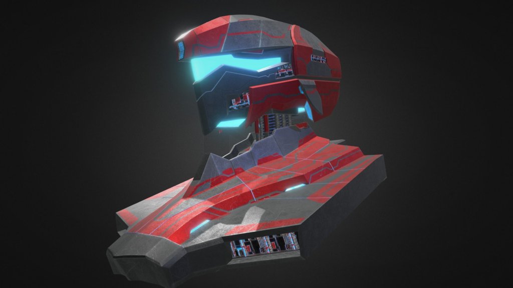 Mech Head - 3D model by Tokarin [582599b] - Sketchfab