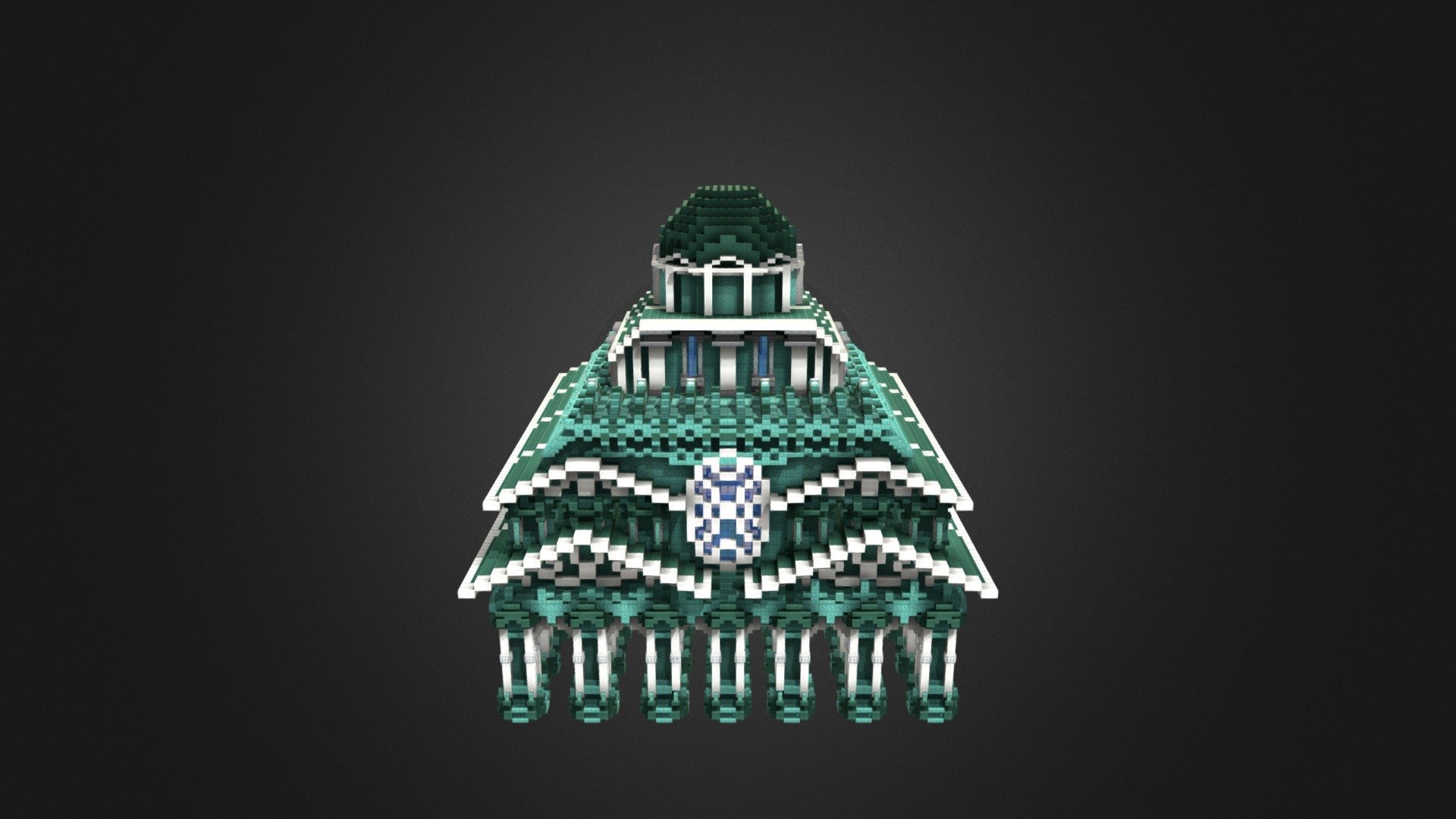 Marine temple - 3D model by thomaslemartinel [582645f] - Sketchfab