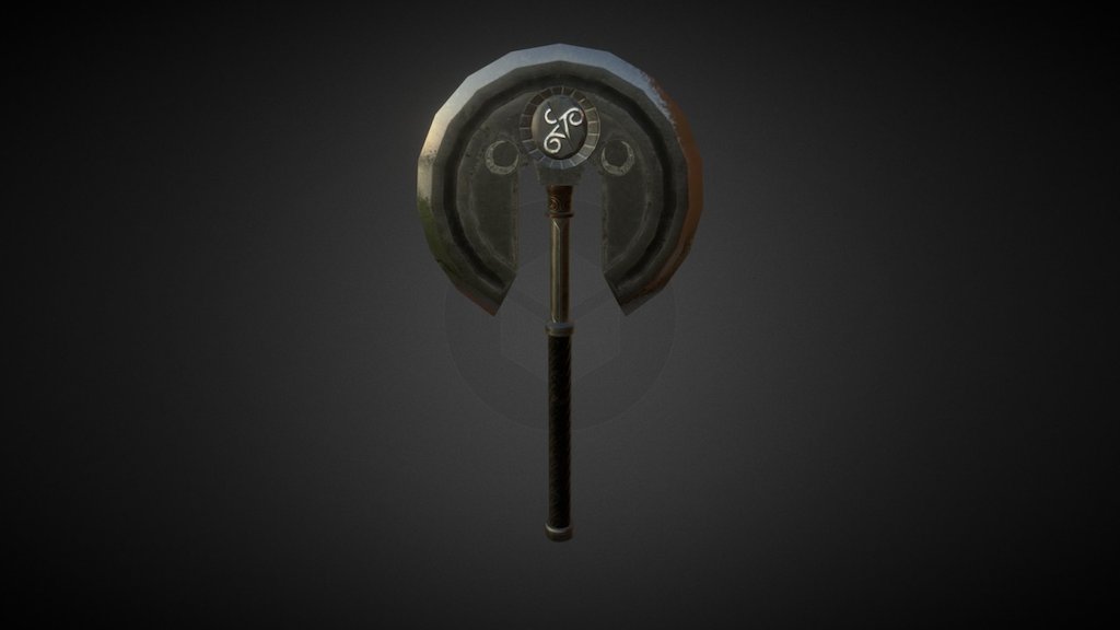MetalMoonAxe01 - 3D model by cysis145 [58265a4] - Sketchfab