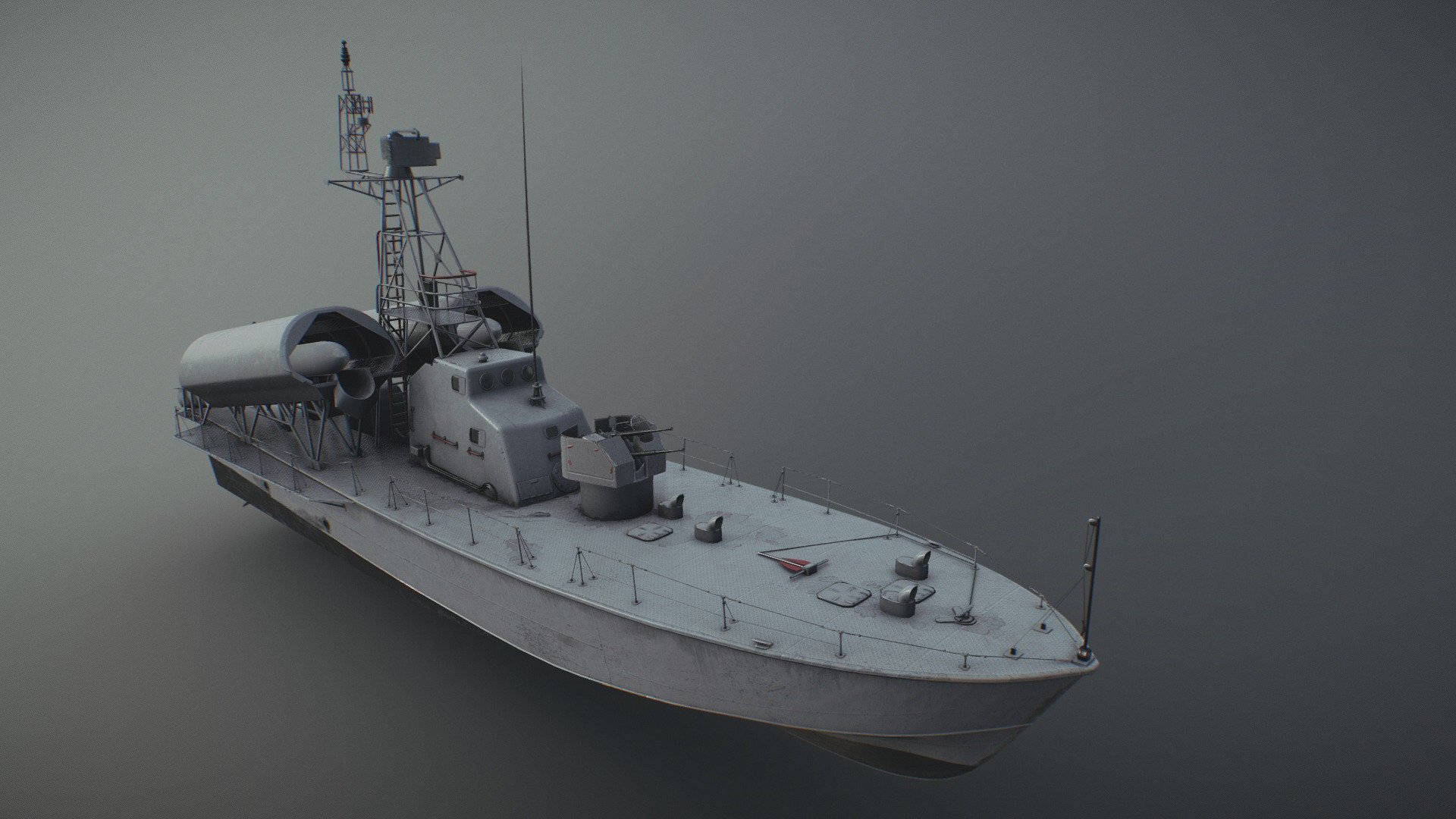 Project 183-R missile boat - 3D model by Ovcharov Denis (@ovcharov ...