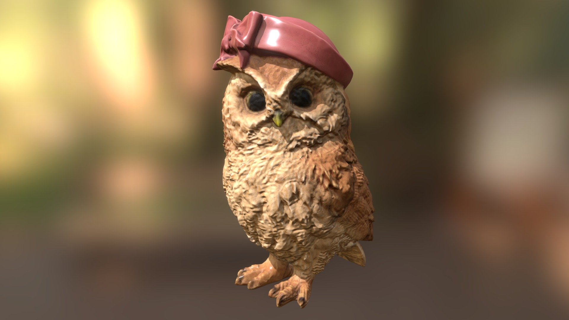 3D Scan - Cap Owl #02 - Buy Royalty Free 3D model by digikstudio ...