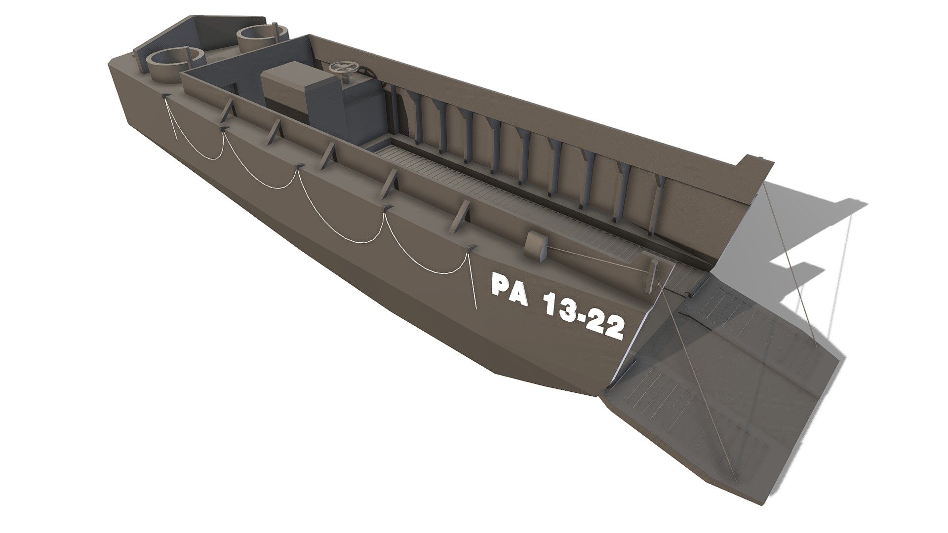 WW2 LCVP / Higgins Boat - Buy Royalty Free 3D model by Studio Lab ...